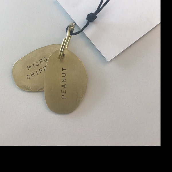 LINUS: Hand Stamped Personalized Custom Pet ID Tags for Dogs and Cats ...