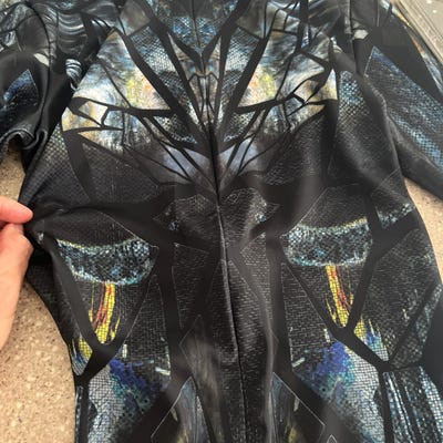 Mesh Rave Disco Costume, Festival Costume Woman, Performance Mesh ...