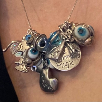 Elise Adoree Pinkish Quartz & Diamond Platinum Plated Silver - Etsy