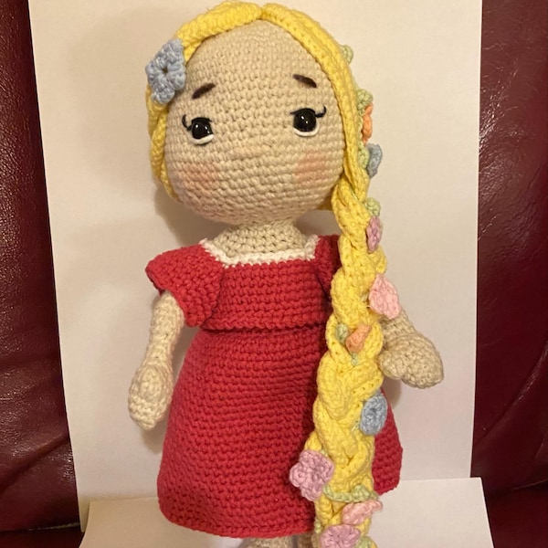 Crochet Pattern Rapunzel (english Pattern) - Etsy