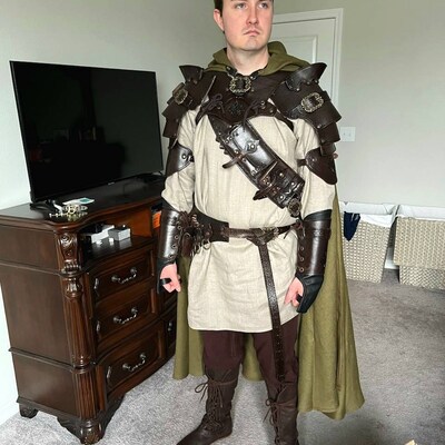 Tasset Belt Larp Leather Armor Hero Belt - Etsy