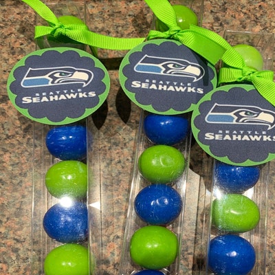 Seahawks Football Birthday Party Favor Gumball Candy, Set of 6 - Etsy