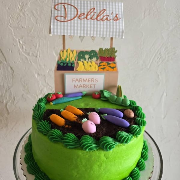 Fondant Vegetable Cake Topper,potato,tomato ,carrot,eggplant, Corn ...