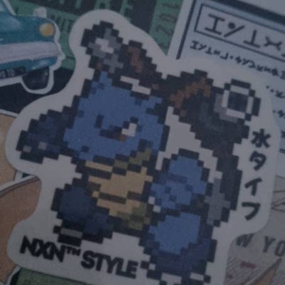 Pokepixel Gengar Car Air Freshener Car Accessory Gaming Pixel - Etsy