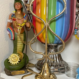 Obatala Obanla and Orishanla Staff Tool Obbanla Orisha Funfun Crown ...