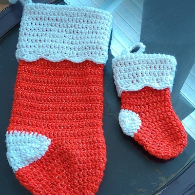 Crochet Chunky Christmas Stocking PATTERN Crochet PATTERN Instant ...