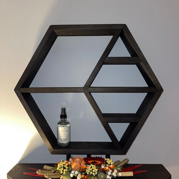 3D Floating Rectangular Shelf. XL Size. 28x 30x5.solid Wood Shelves ...