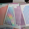 US Calendar Holiday Stickers, Holographic Planner Date Stickers ...