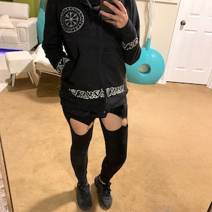 Women's Fitted Cosplay Hoodie Sewing Pattern .pdf Tutorial Hooded ...