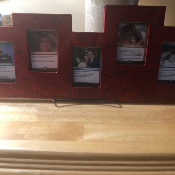 Trading Card Frame With Sheet Protector Toploader for 5 Cards (2.5x3.5 ...