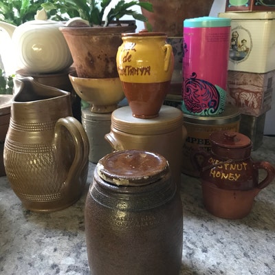 Vintage PAT CUSTER DENISON Art Pottery Plate Abstract fat Dove Signed ...