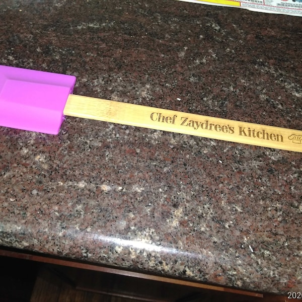 Personalized Baking Utensils - Engraved Cooking Spatula - Custom ...