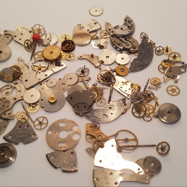 30g Watch Parts Jewellery Making Steampunk Altered Art Craft Cyberpunk ...