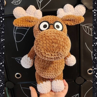 Manny Moose CROCHET PATTERN Amigurumi Crochet Pattern PDF - Etsy