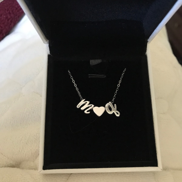 Cursive Necklace, Custom Cursive Necklace, Letter Necklace, Name ...