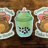 Country Toad Vinyl Sticker - Etsy