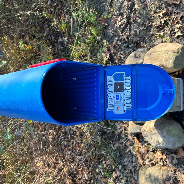 Thank You Mailbox Decal, Mailman Sticker, Mailbox Sticker, Mailbox ...