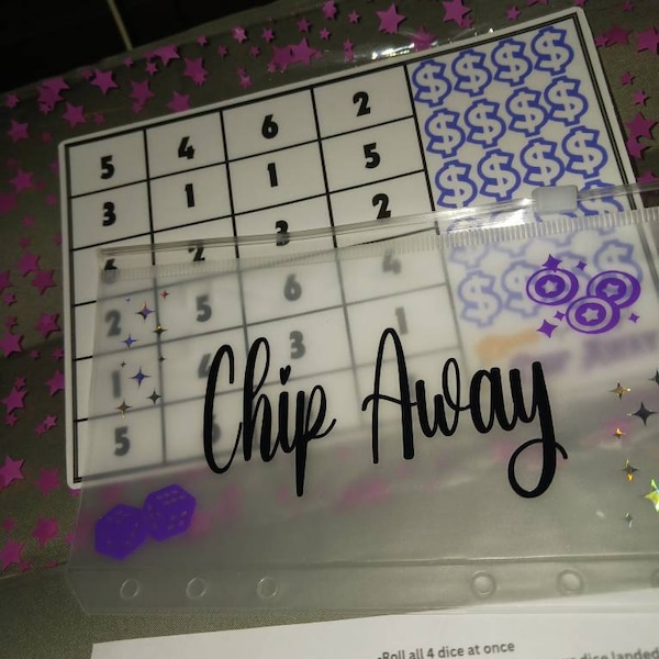 Chip Away Savings Challenge - Etsy