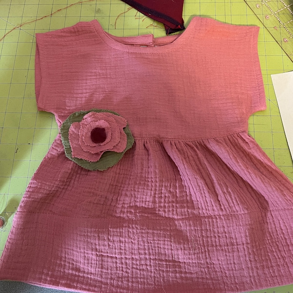 PDF Sewing Pattern for Tunic Dress Jacky. Summer Dress With Short ...