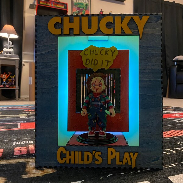 Full Size Bendyfigs CHUCKY Shadow Box Childsplay the Movie Multi Color ...