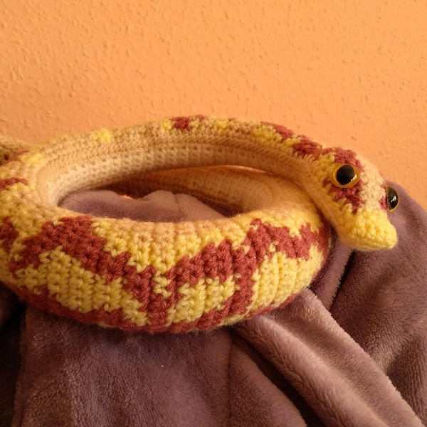 Ball Python Amigurumi Crochet Pattern, Betty the Realistic Plush Snake ...