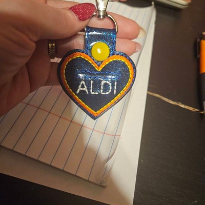 ALDI Quarter Keeper Key Chain, Lover Aldi Quarter Holder Key Fob, Coin ...