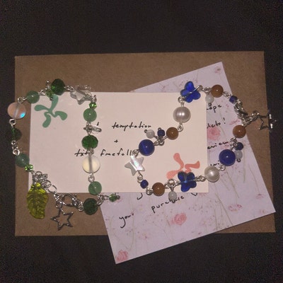 Wave to Earth Bracelet Flaws and All Handmade Beaded Charm Bracelet ...