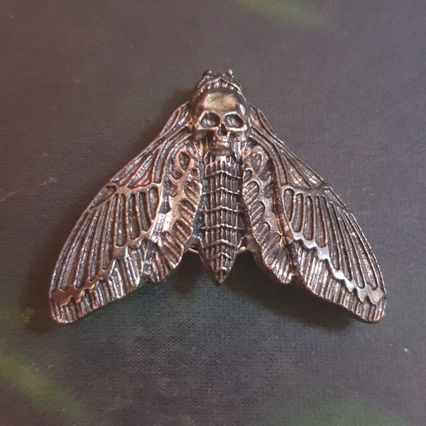 Skull Moth Buttons Cover Death Head Moth Cufflinks Butterfly Brooch ...
