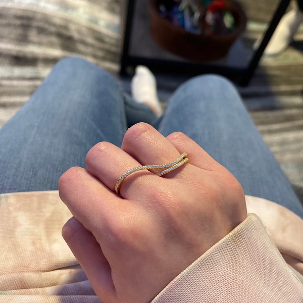 Ring, Double Ring, 2 Finger Ring, Two Finger Ring, Finger Ring ...