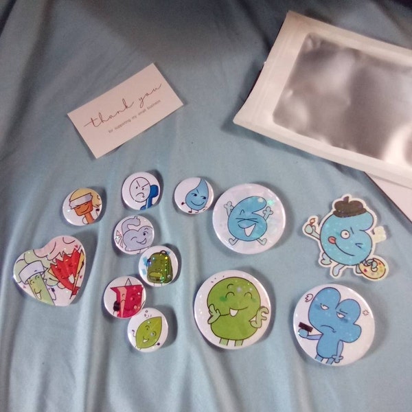 X BFB BFDI HOLOGRAPHIC Sticker - Etsy