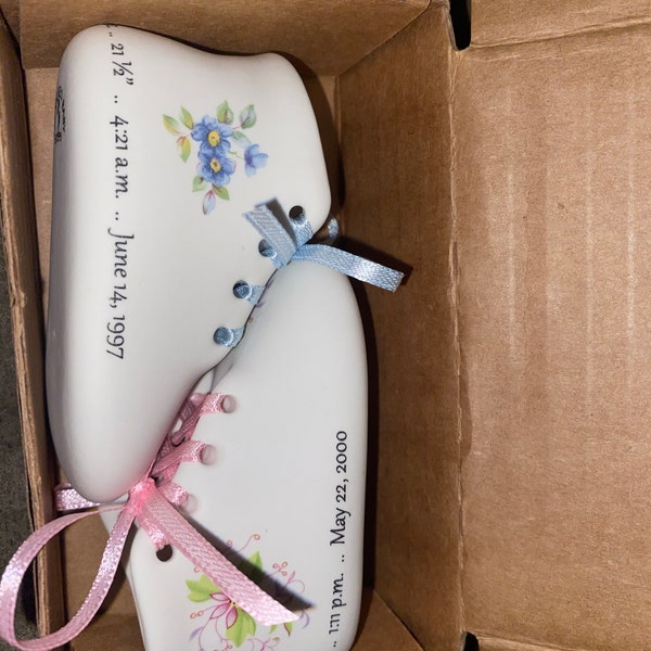 Personalized Porcelain Baby Shoe: Custom Heirloom Nursery Decor - Etsy