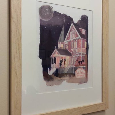 The Other Mother Coraline Art Print, the Beldam, Spooky Print, Coraline ...