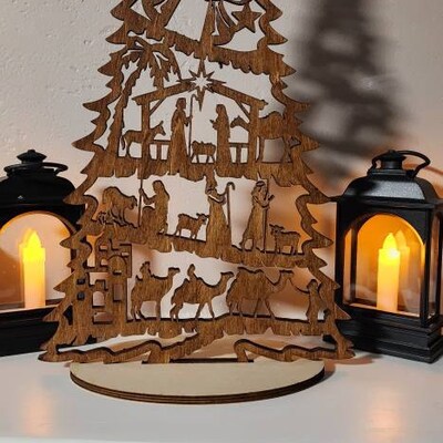 Wood Halloween Tiered Svg, Svg Cut File, Halloween Decor, Halloween ...