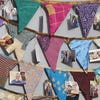 Recycled Sari Bunting Colorful Flags Handmade Garden Garland Sari ...