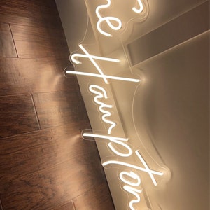 Custom Led Logo Neon Sign, Custom Business Brand, Neon Sign for Office ...