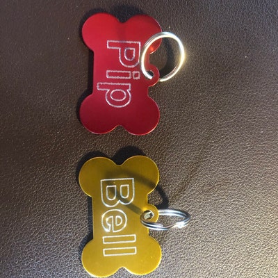 Quality Engraved Dog Tag, Pet ID Tags, Free Personalised Engraving ...