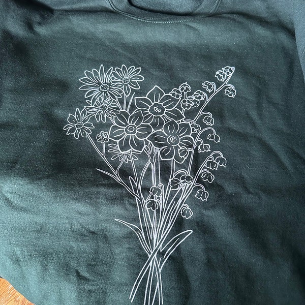 Personalized Birth Month Flower, Gift for Grandma, Mothers Day Gift ...