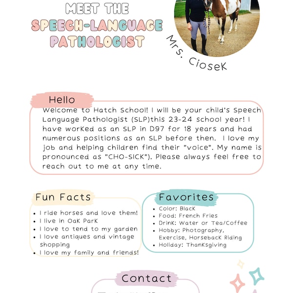 Occupational Therapy Update Note | OT Parent Family Communication ...