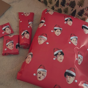 Stray Kids Christmas Wrapping Paper Stray Kidsxmas Gift Wrap - Etsy