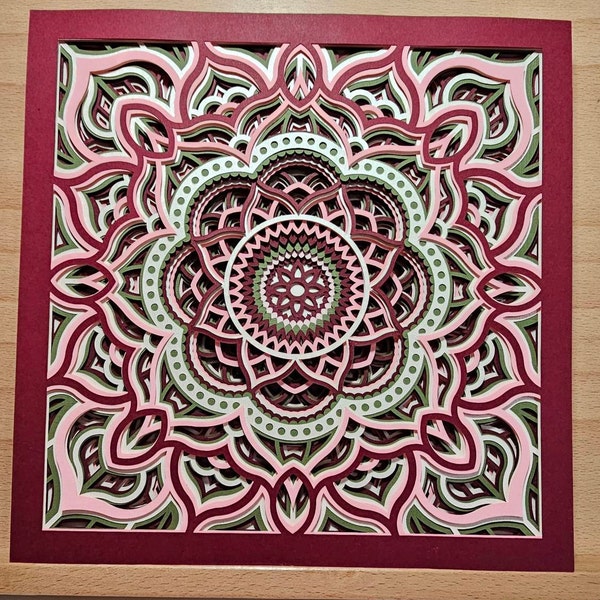 Multi-layer Mandala Svg Dxf, Laser Cut Mandala, Mandala SVG for Cricut ...