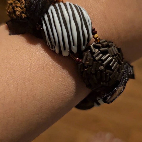 Miniature Chocolate Bracelet, Fake Food Jewelry - Etsy