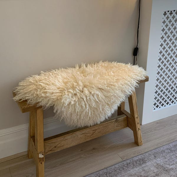 Handmade Rustic Scaffold Board Bench: Reclaimed Wood Seating - Etsy UK