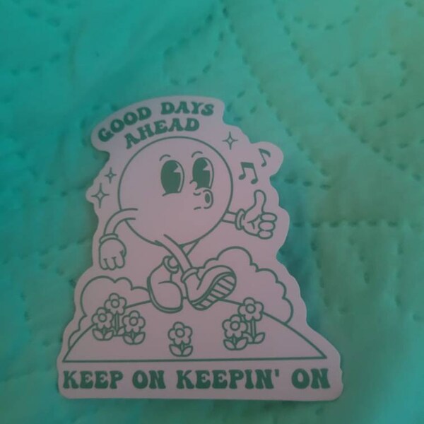 Melting Smiley Face Sticker, Cute Stickers, Drippy Yellow Happy Face ...