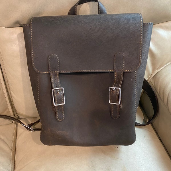 Leather Classic Backpack PDF Pattern | Handmade Leather Backpack ...