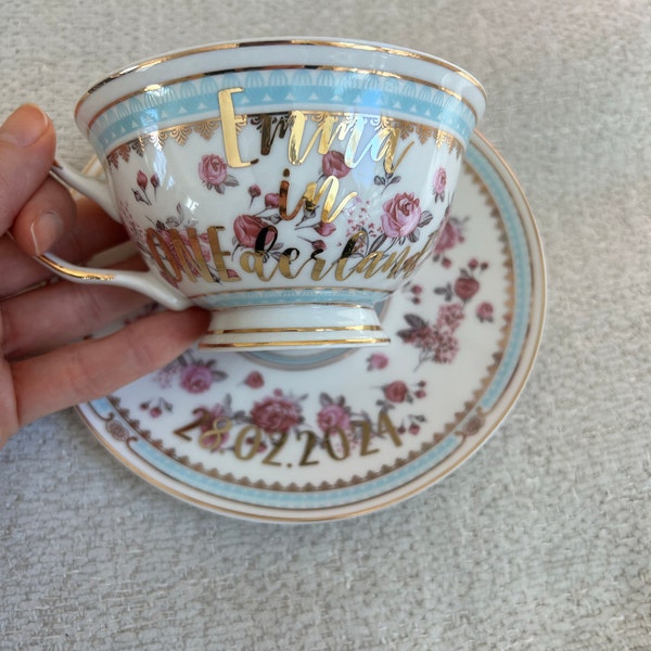 Tea Cup Personalized Tea Cups Custom Tea Cup Tea Lover Gift Teacup Gift ...