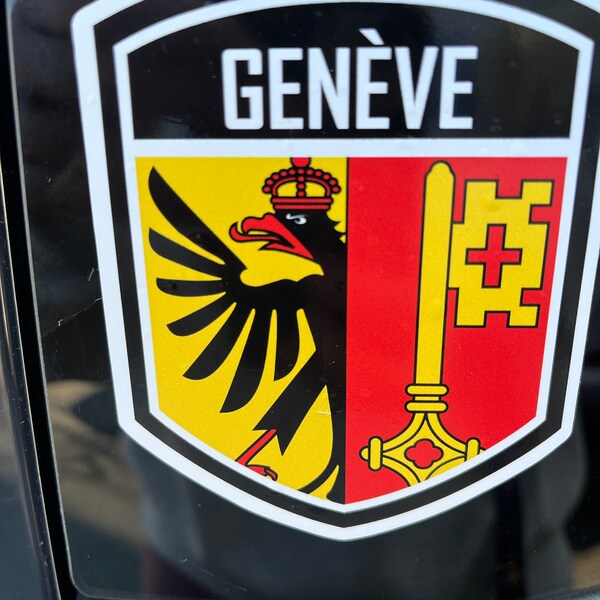 Canton of Genève Switzerland Flag Emblem Vinyl Stickers - Etsy