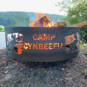 Choose Your State Shaped Heavy Duty Fire Ring Housewarming | Etsy