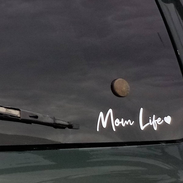 Mom Life Custom Vinyl Decal Sticker - Choose Your Color and Size - Mom ...