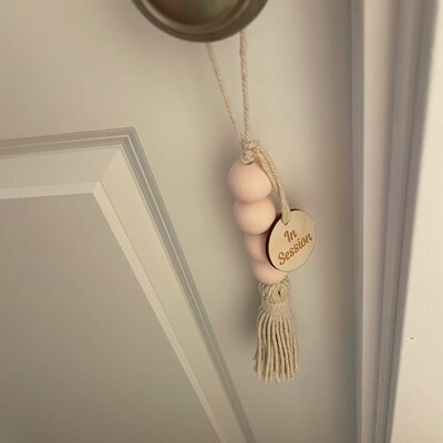 Door Knob Tassel With Optional Tag Door Knob Beads Do Not Disturb Door ...