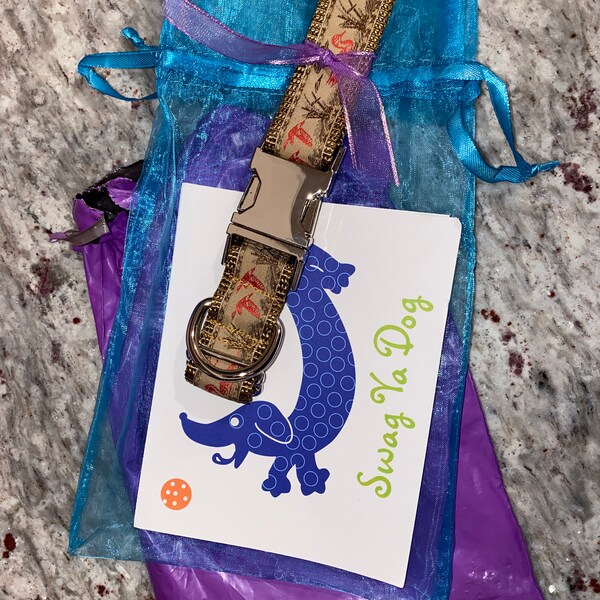 Red Ducks Dog Collar, Duck Dog Collar, Dog Collar, Cute Dog Collar ...